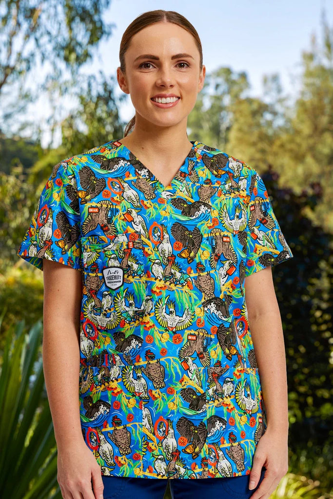Flock Around & Find Out Unisex Scrub Top – Scrub Life
