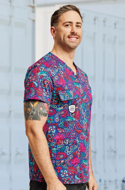 The Larrikin Unisex Scrub Top – Scrub Life