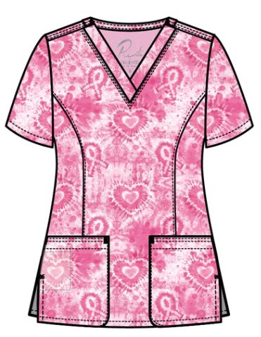 Pink Strength Women's Scrub Top – Scrub Life